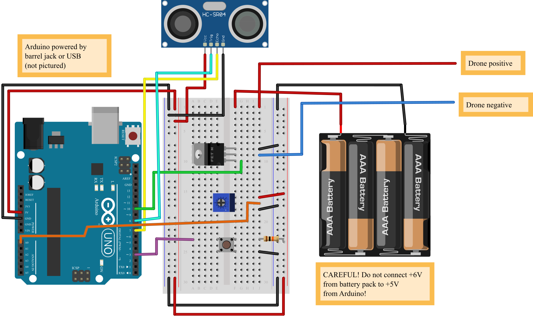 Circuit Diagram Of Drone With Arduino