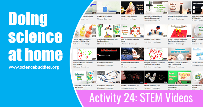 A STEM Videos Breather: Doing Fun Science at Home during School ...