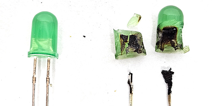 How Much Current Does It Take To Burn Out An LED? | Science Project
