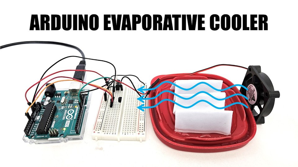 Build An Arduino Evaporative Cooling System Science Project